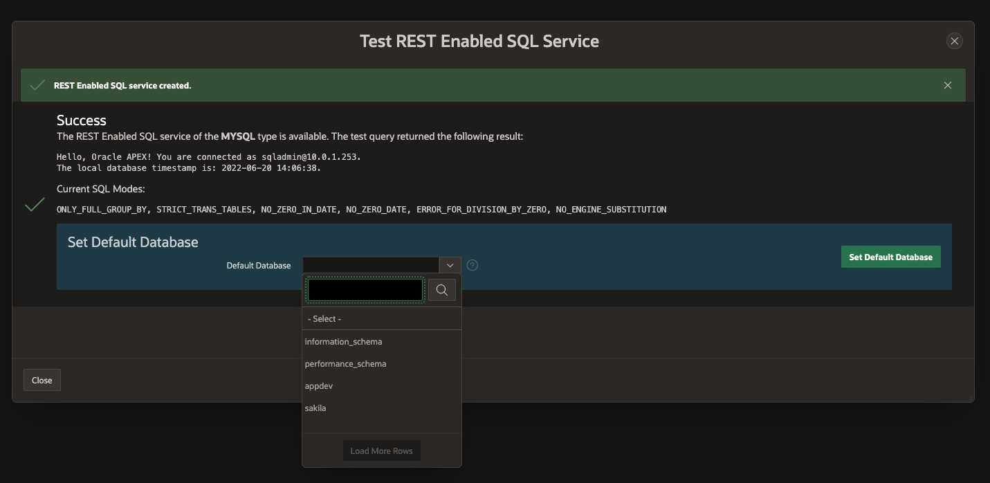How to use the Oracle Database Tools Service to provide MySQL data to APEX – Peter's Random ...